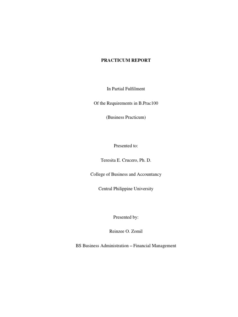 FINAL PRAC Report By. Sir Neil | PDF | Economies | Business