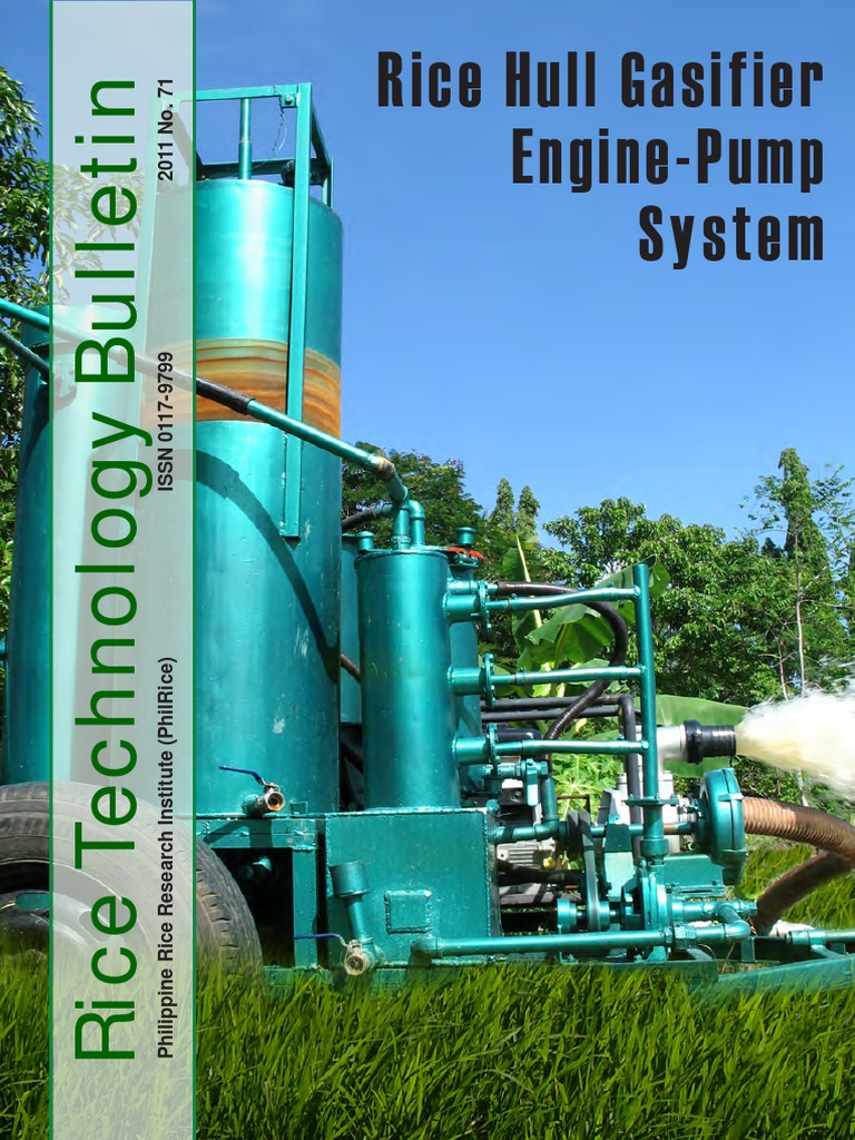 Rice Hull Gasifier Engine Pump System PDF | PDF | Gasification | Rice