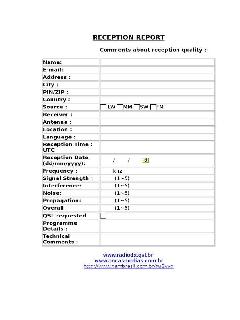 Informe de Recepcao3 | PDF