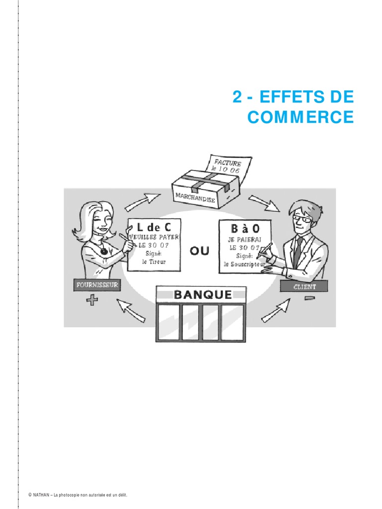 Effet de Commerce (Lettre de Change) PDF | PDF | Lettre de change | Effet de commerce