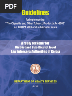 2023 Updated COTPA ACT 2003 | PDF | Tobacco Smoking | Addiction