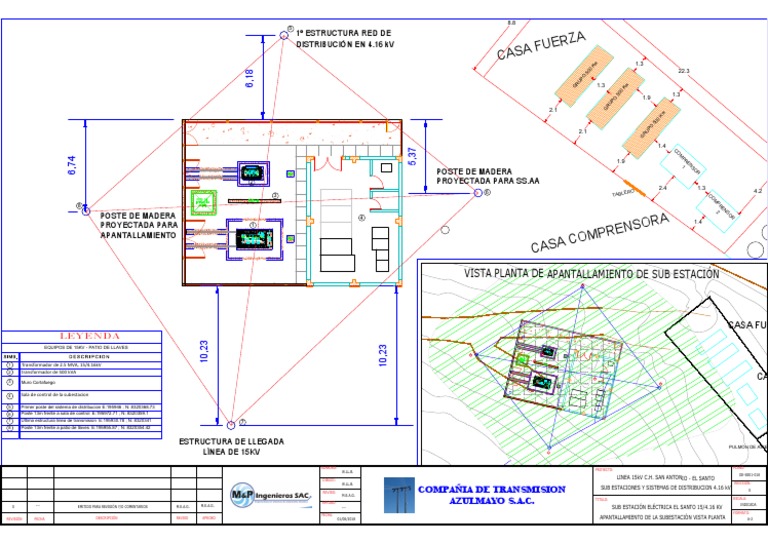 Oe-Se01-018 Plano de Apantallamiento Cable de Guarda Vista Planta-Apant ...