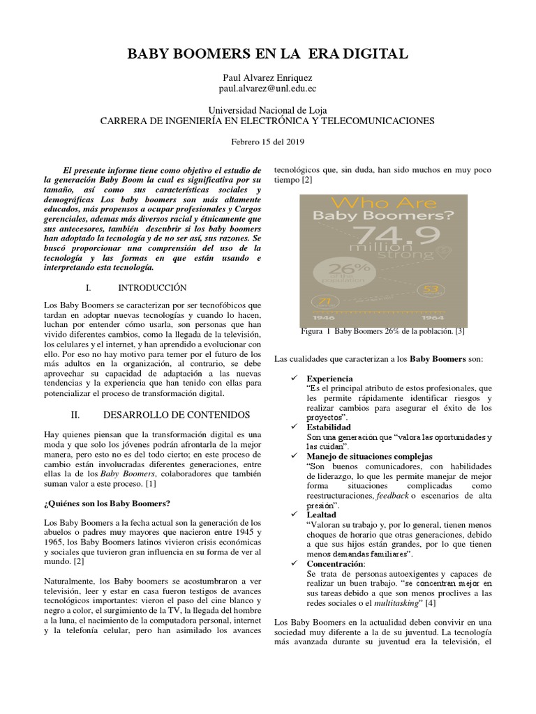 Baby Boomers | PDF | Baby Boomers | Internet