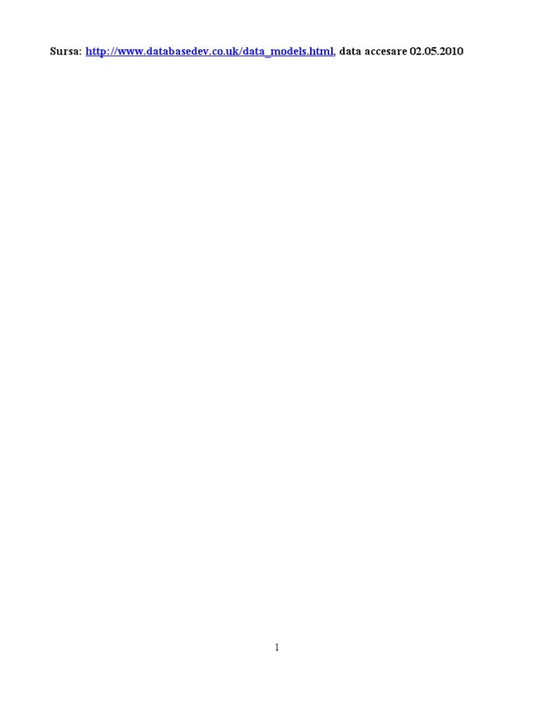 Database Template | PDF | Data Model | Databases