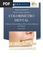 Tabla de Medidas para Dientes Permanentes | PDF | Anatomia dental | Diente