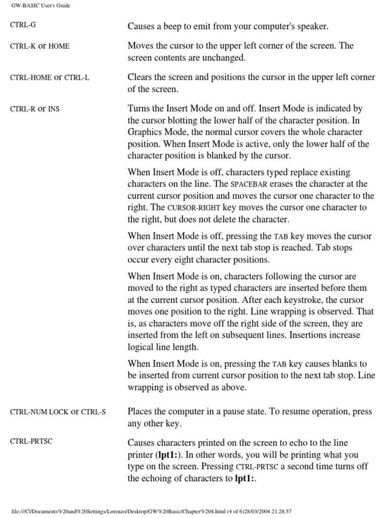 Basics | PDF | Cursor (User Interface) | Computer Keyboard