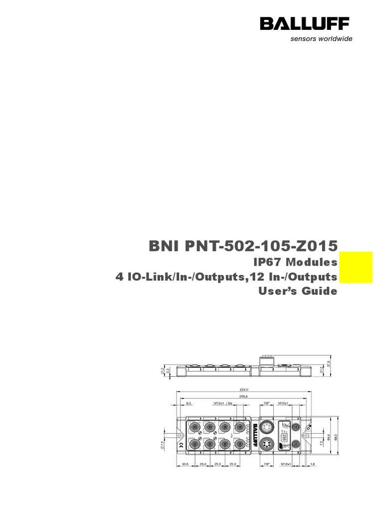 Bni PNT-502-105-Z015 - en PDF | PDF | Input/Output | Computer Network