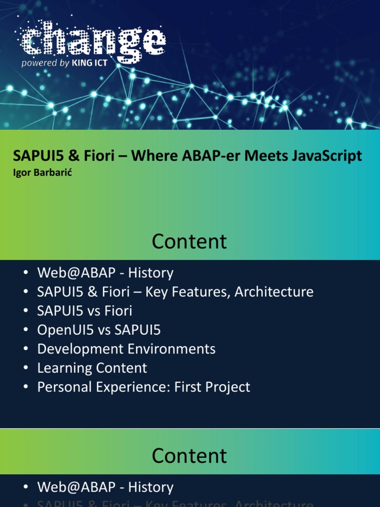 SAPUI5 & Fiori | PDF | Integrated Development Environment | Java Script