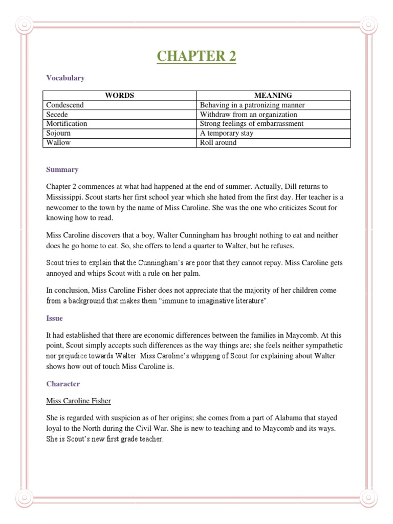 Scout's School Struggles in Maycomb | PDF