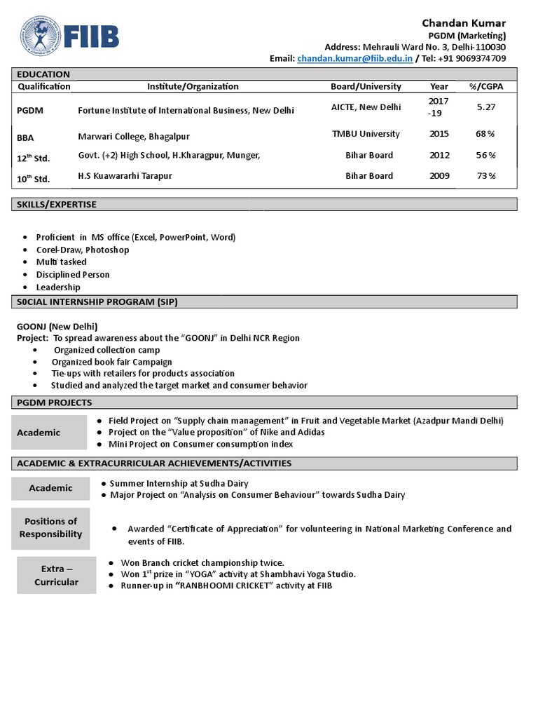 CV Chandan Kumar | PDF | Business Economics | Market (Economics)