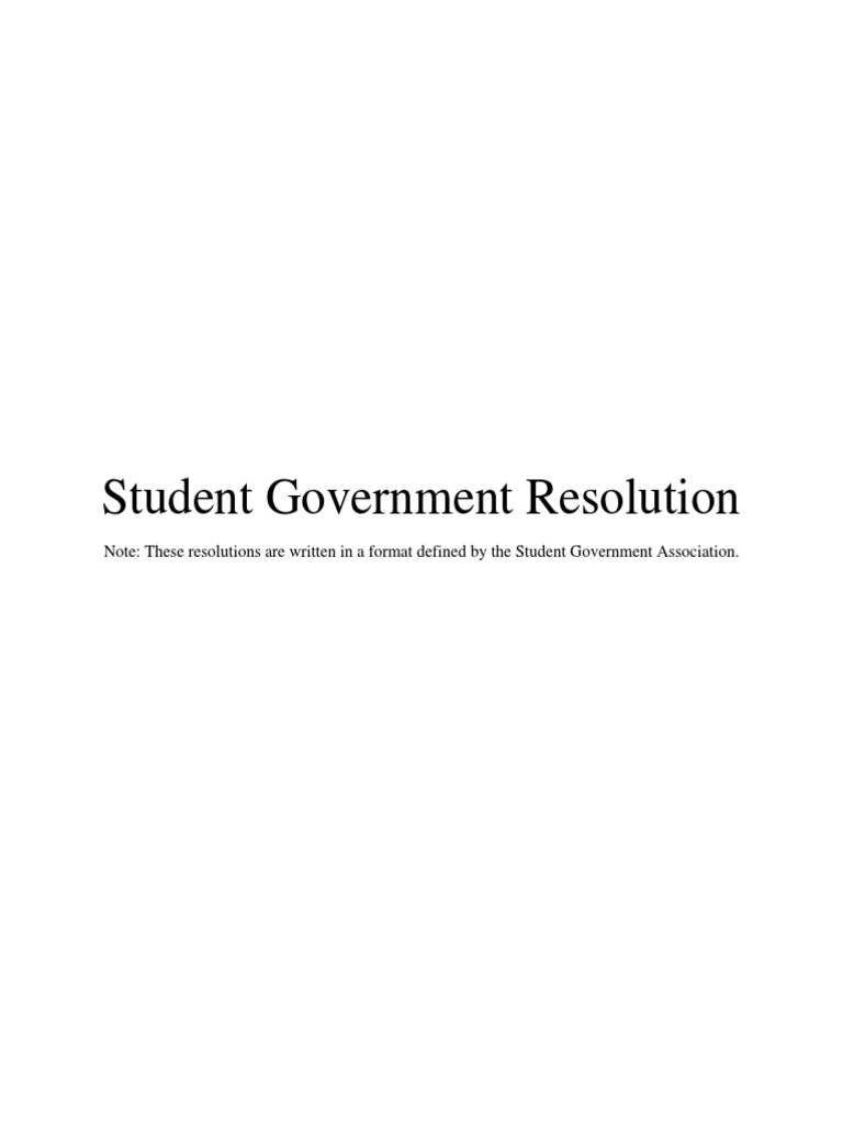 Written Resolutions | PDF | U.S. State | United States Senate