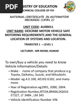 Car Parts and Components Overview | PDF | Truck | Car