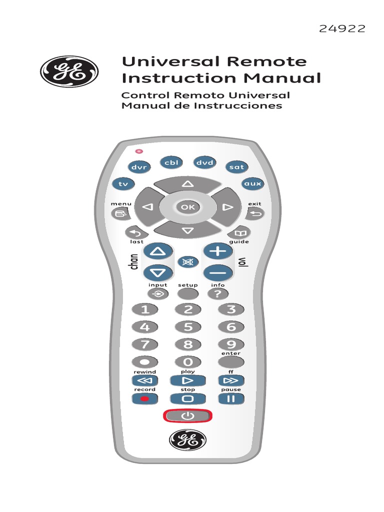 Manual Control Universal | PDF | Electromagnetic Interference | Remote ...
