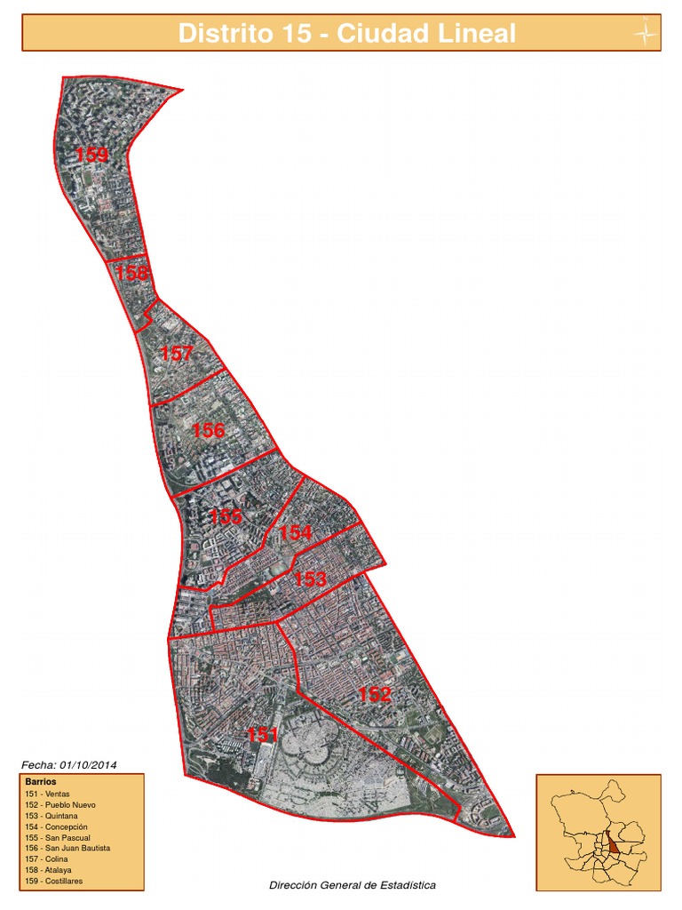 Planos Del Distrito Ciudad Lineal 15 de Madrid y de Sus Barrios PDF ...