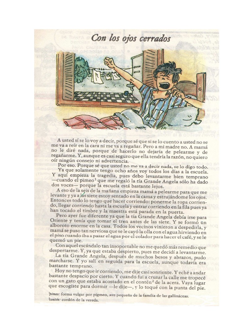 Con Los Ojos Cerrados | PDF