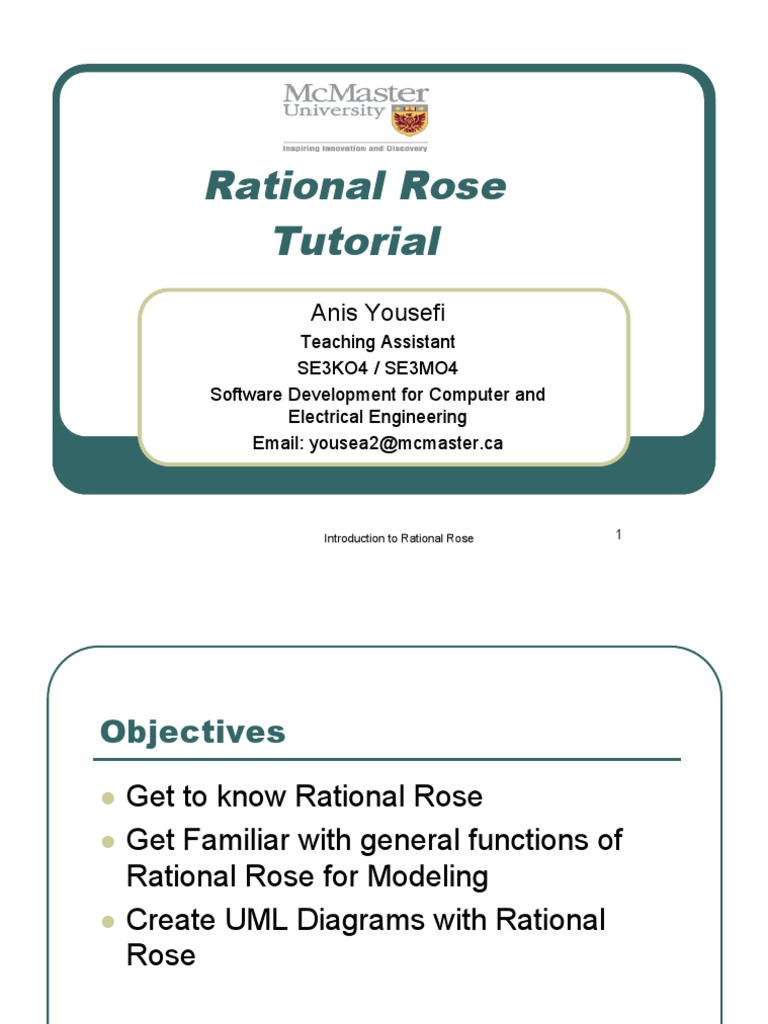 Rational Rose Tutorial | PDF | Use Case | Unified Modeling Language