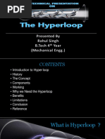 Hyperloop: Presented By: Aniket Deolikar | PDF | Hyperloop | Engineering