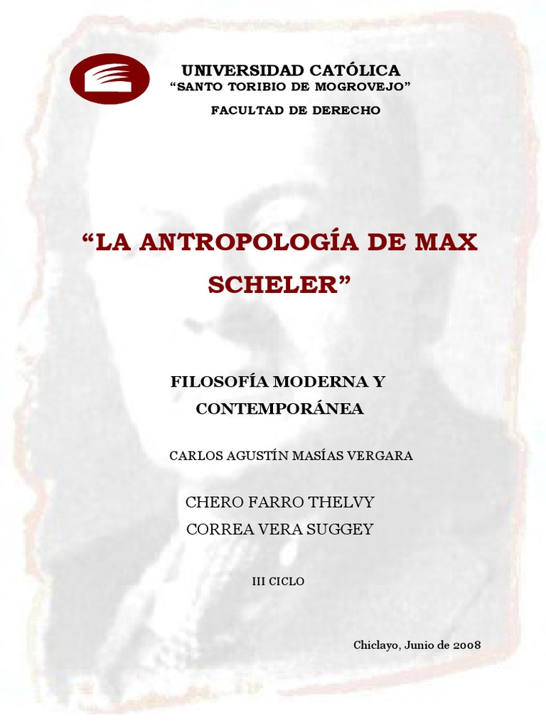 Ensayo Final Max Scheler | PDF | Amor | Edmund Husserl