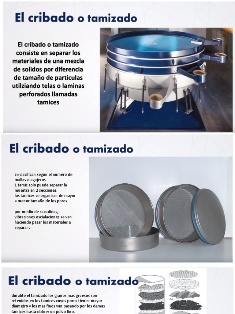 Presentacion de Tamizado | PDF