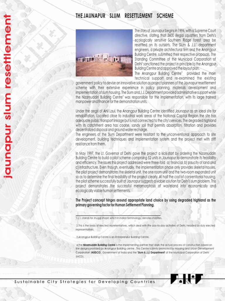 Jaunapur 2 | PDF | Slum | Delhi