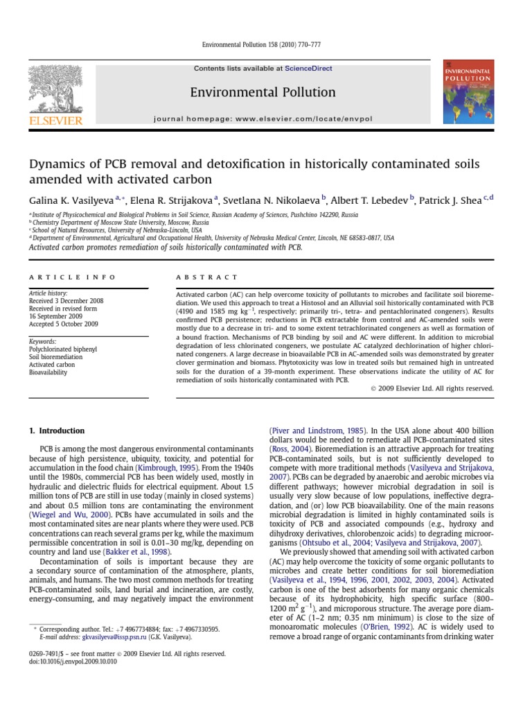 PCB Contaminants | PDF | Polychlorinated Biphenyl | Environmental ...