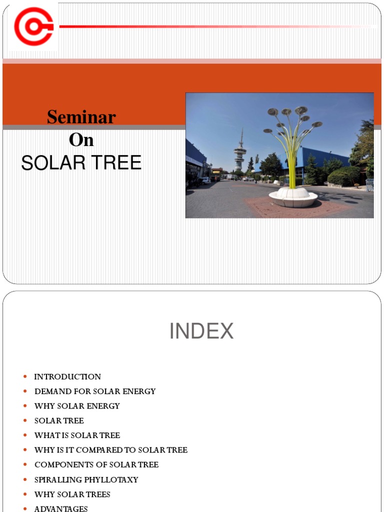Civil Solar Tree | PDF | Solar Energy | Solar Power