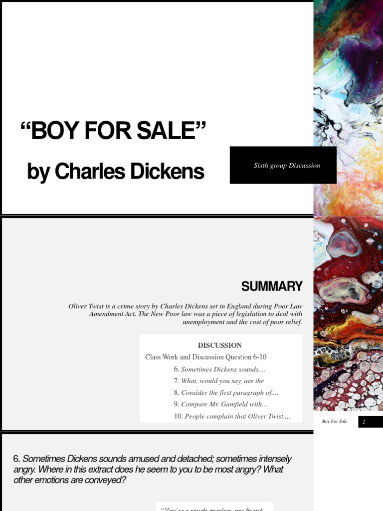 "Oliver Twist Discussion Guide" | PDF | Oliver Twist | Charles Dickens