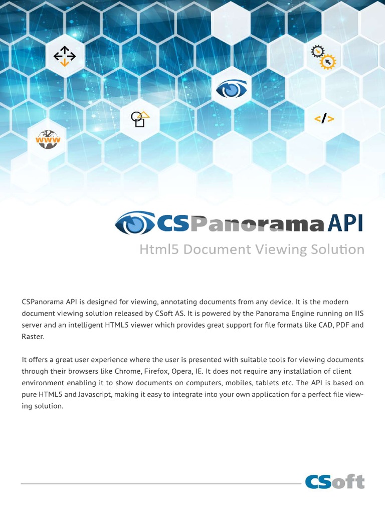 HTML5 Document Viewer - CSPanorama API | PDF | Computer File | Office Software