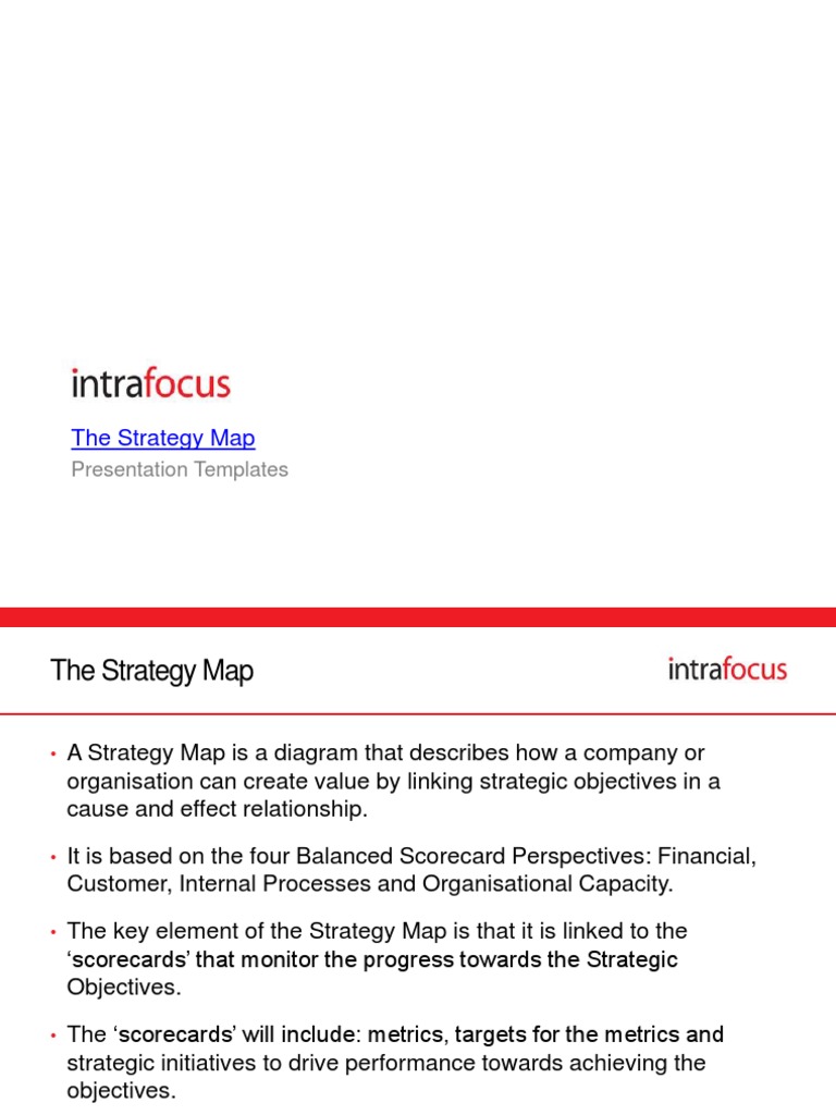 Strategy Map Templates Version 10 | Download Free PDF | Strategic ...