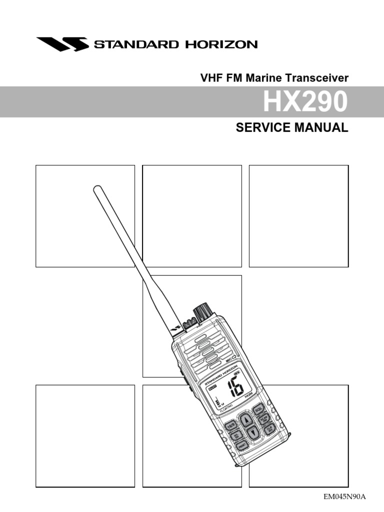 HX290 SM PDF | PDF | Amplifier | Frequency Modulation