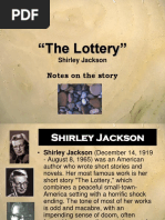 The Lottery - Reading Annotations and Guiding Questions | PDF
