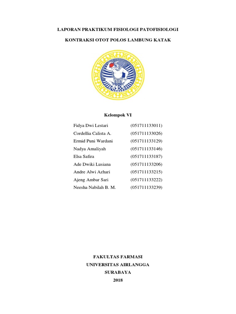 Laporan Praktikum Kontraksi Otot Polos Lambung Katak - Kelompok 6 (Kiri ... Laporan Praktikum Kontraksi Otot Polos Lambung Katak - Kelompok 6 (Kiri ...