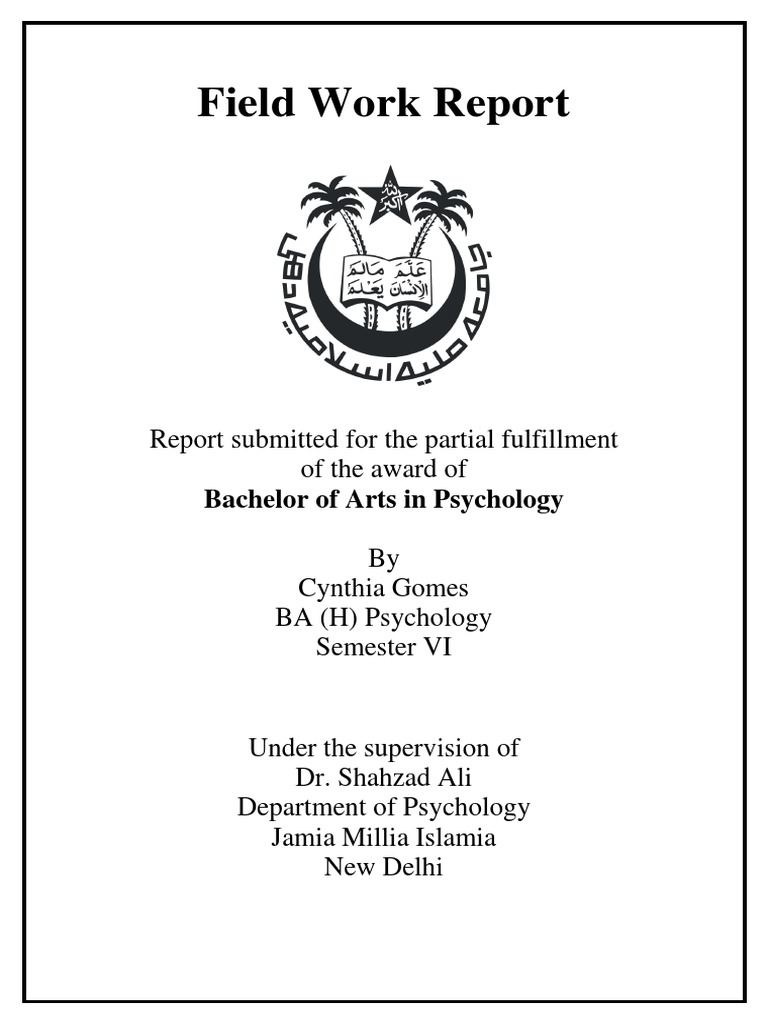 Introduction To Field Work | PDF | Grief | Health Psychology