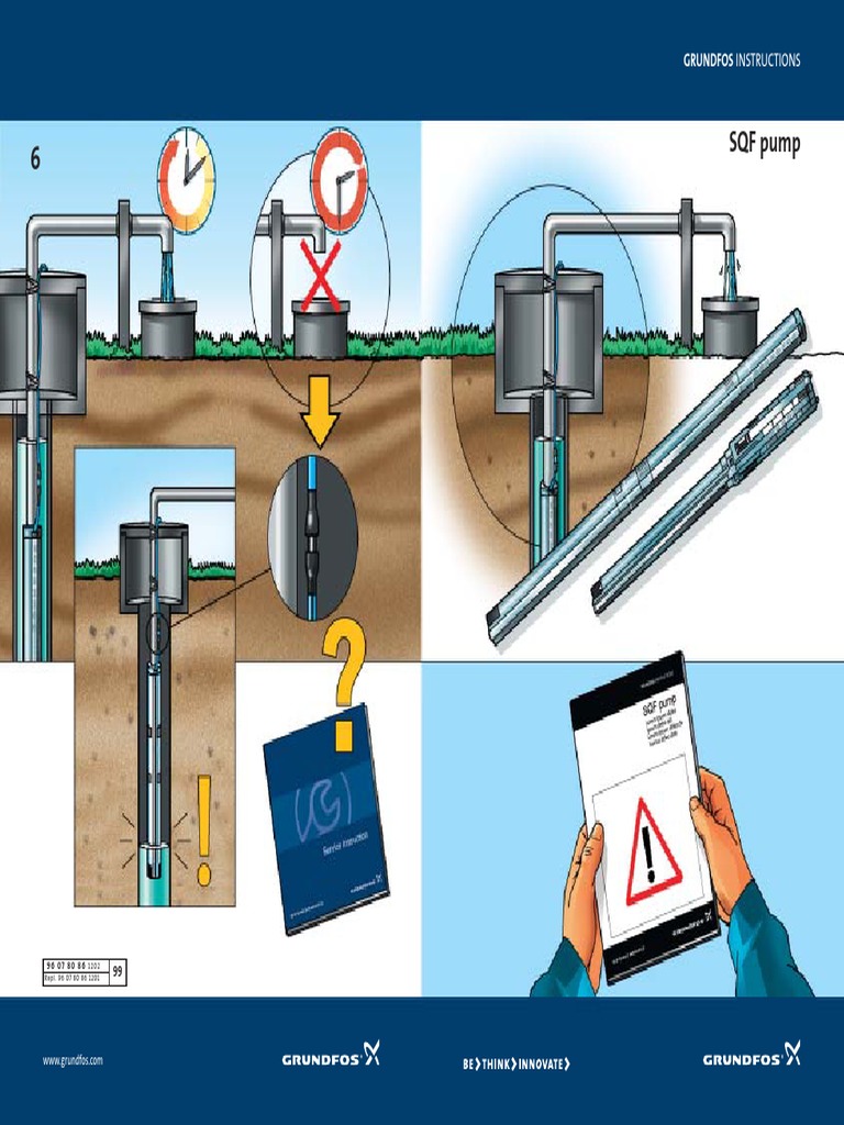 Grundfos SQF Pump Installation Instructions | PDF | Nature