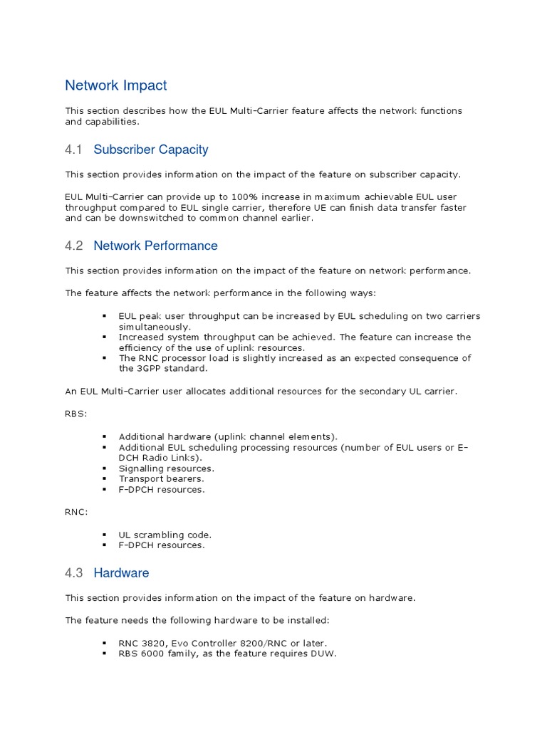 Network Impact | PDF