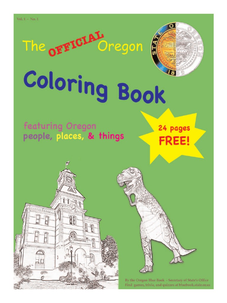 Oregon Coloring Book | PDF | Oregon | Nature