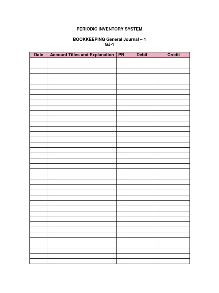 Periodic Inventory System | PDF | Debits And Credits | Bookkeeping