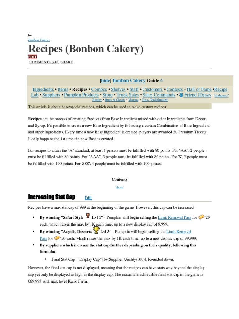Bon Bon Cakery | PDF | Cakes | Berry