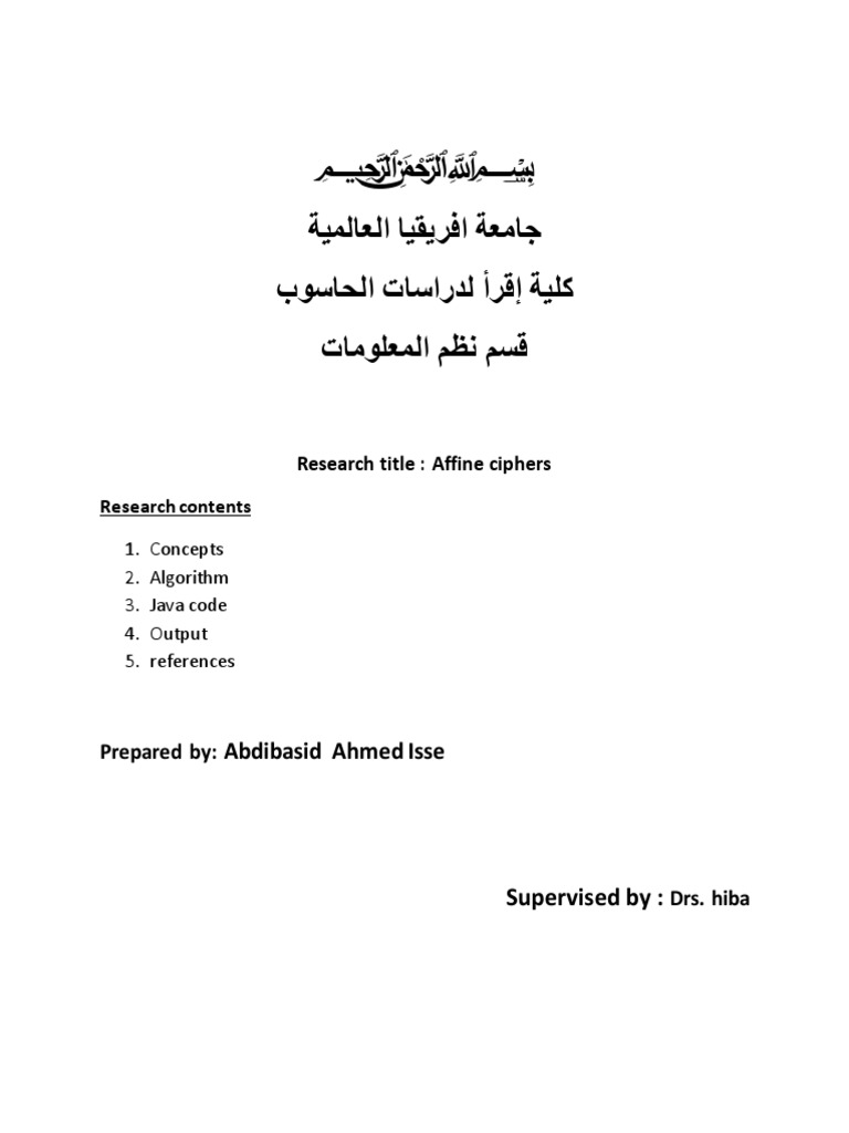 Affine Ciphers | PDF | Cipher | Military Communications