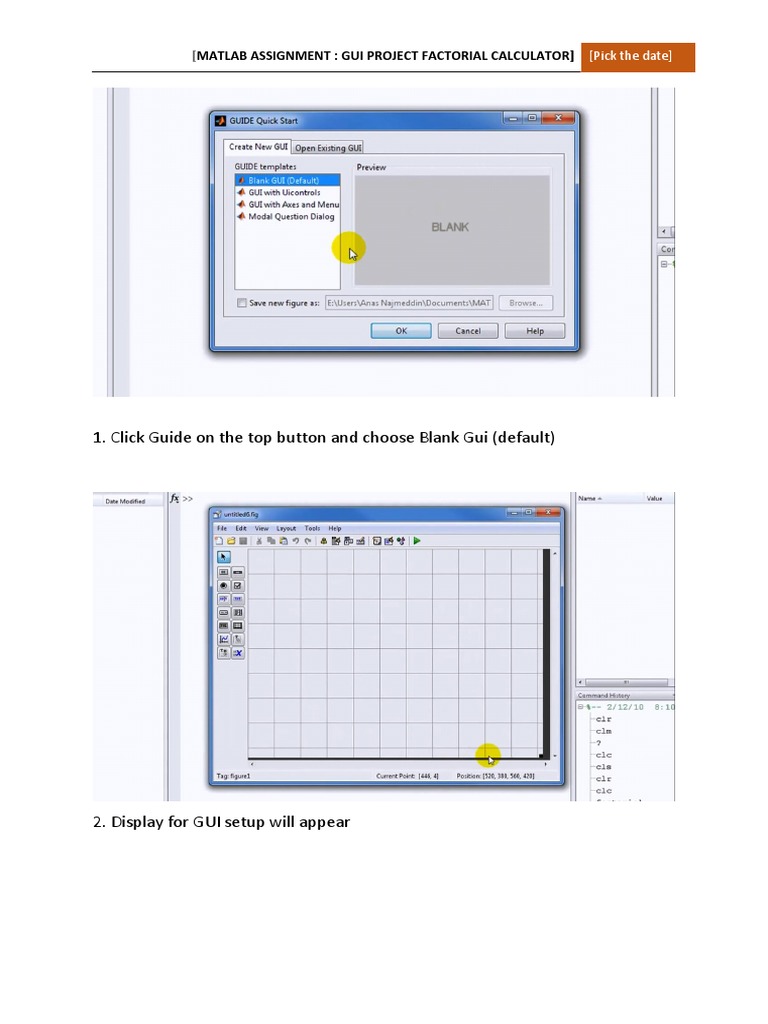 Click Guide On The Top Button and Choose Blank Gui (Default) | PDF