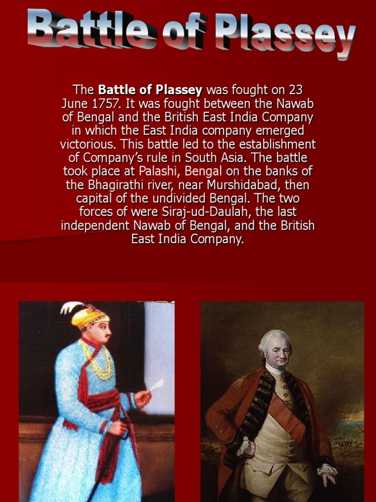 BA-II.Battle-of-Plassey.ppt | Warfare | Military