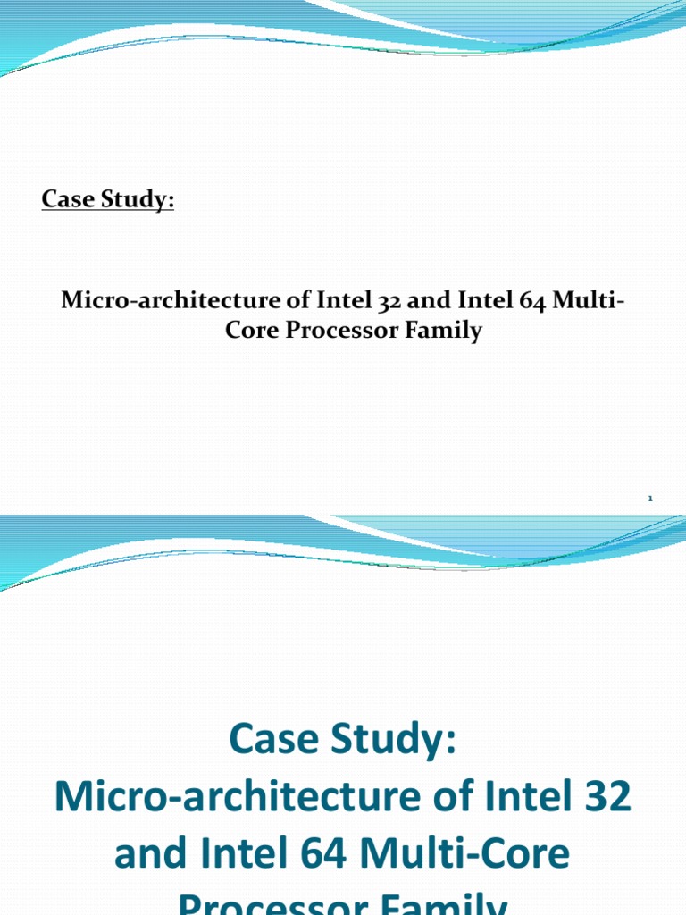 Case Study | PDF | Cpu Cache | Central Processing Unit