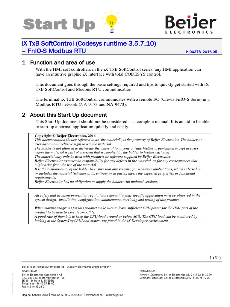 Codesys Beijer | PDF | Input/Output | Computer Data