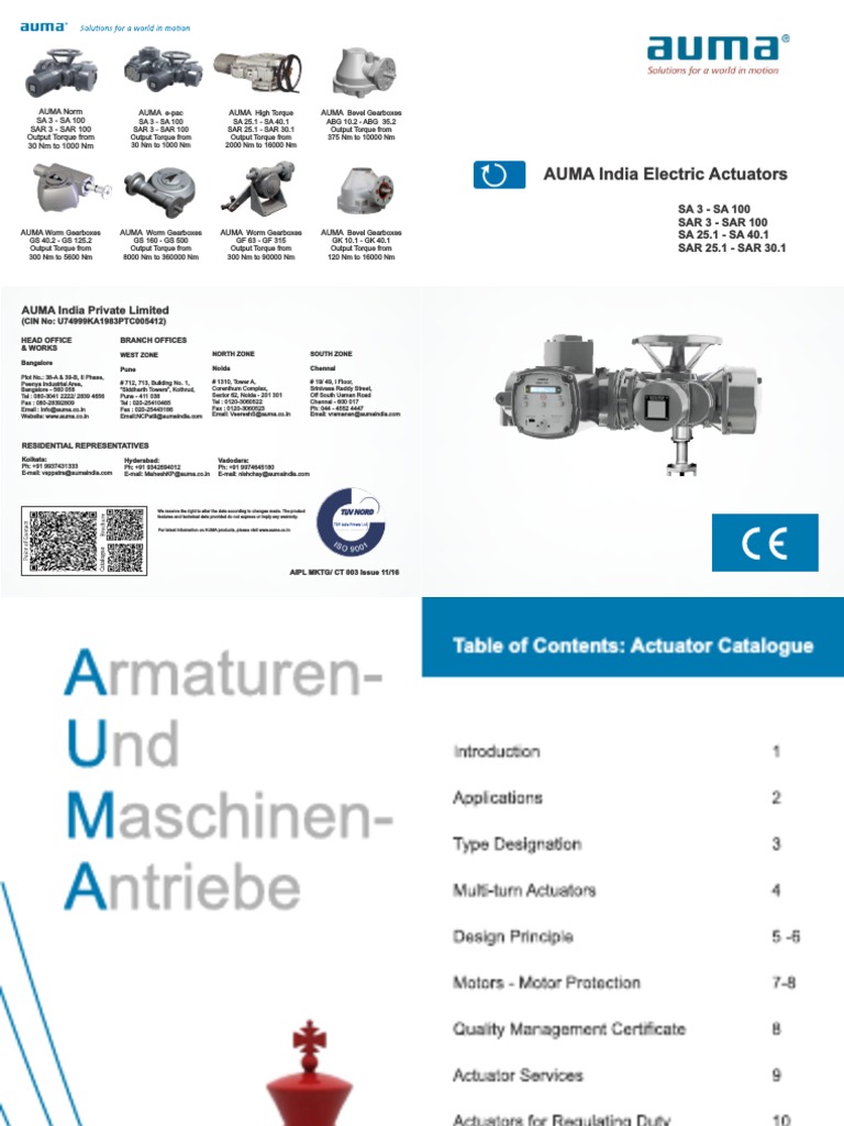 Auma PDF | PDF | Electrical Connector | Manufactured Goods