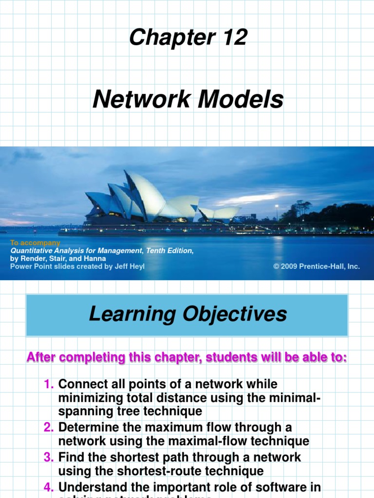 Chapter 12 Network Models | PDF | Areas Of Computer Science | Applied ...