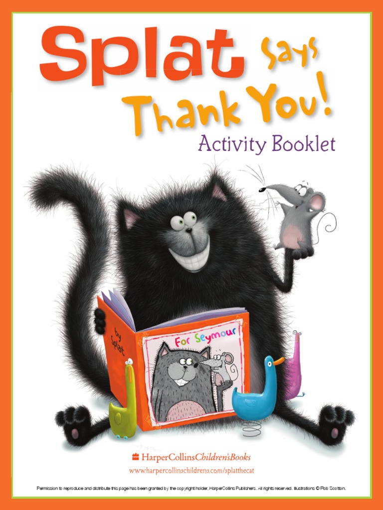 Splat The Cat - The Rain Is A Pain | PDF | Leisure