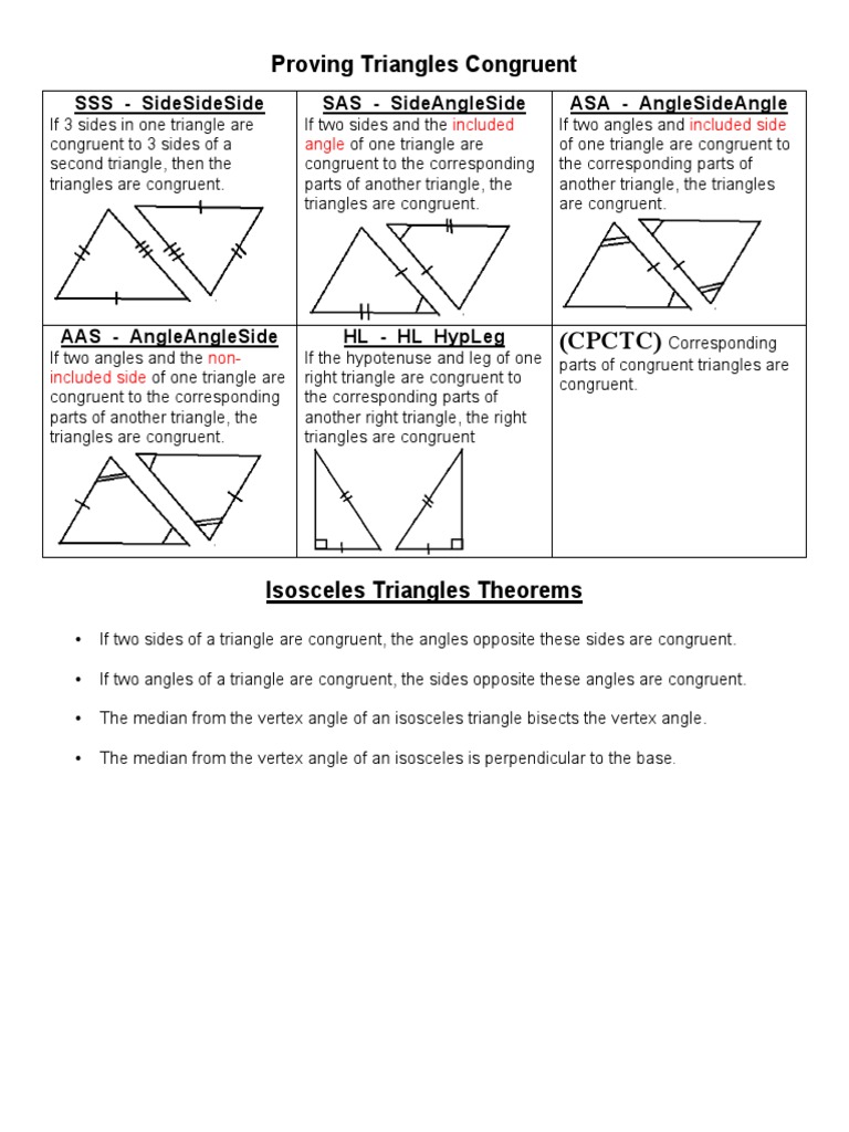Triangle Congruence Proofs Guide | PDF | Triangle | Elementary Mathematics