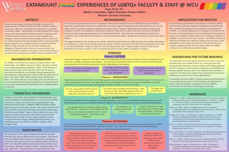 Poster Presentation | PDF | Lgbt | LGBTQIA+ Studies