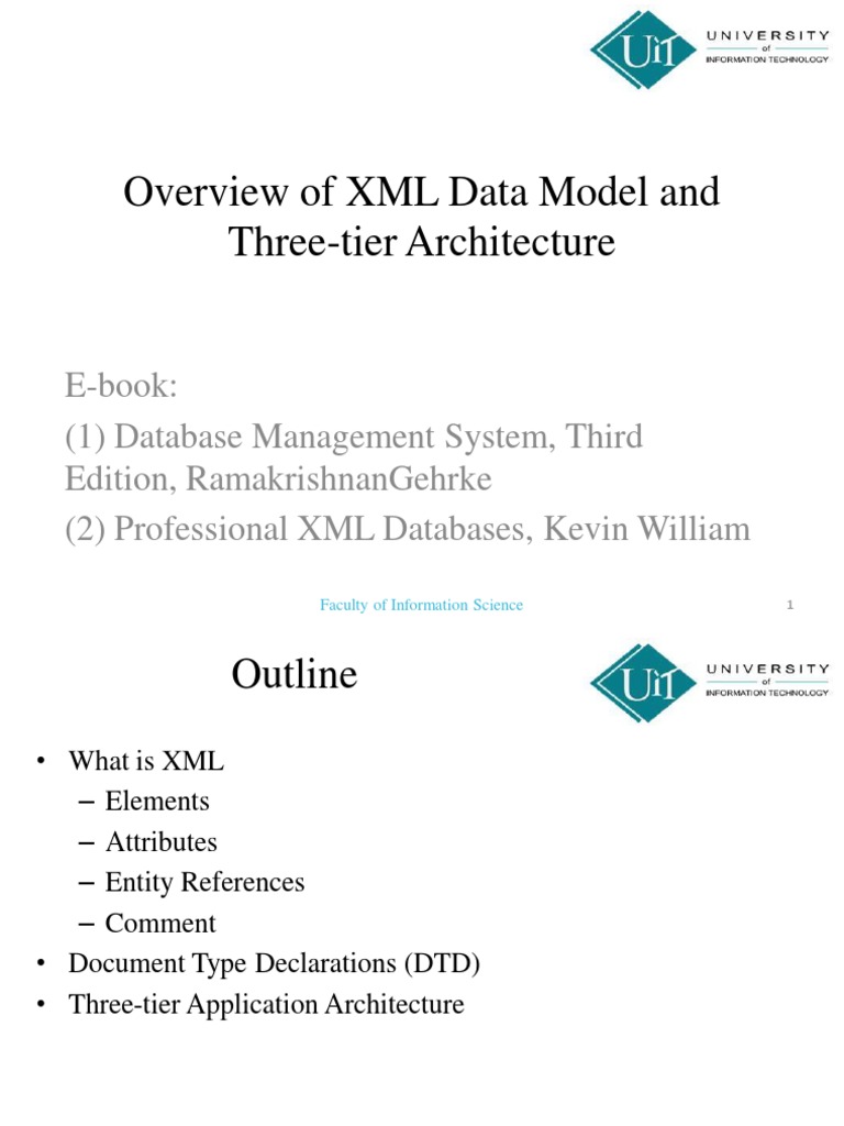 XML & Three-Tier Architecture Guide | PDF | Xml | Html Element