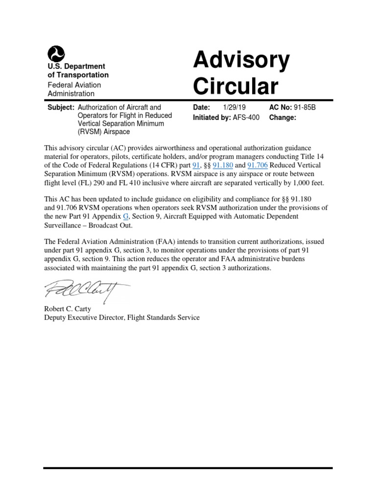 Ac Circular | PDF | Federal Aviation Administration | Air Traffic Control